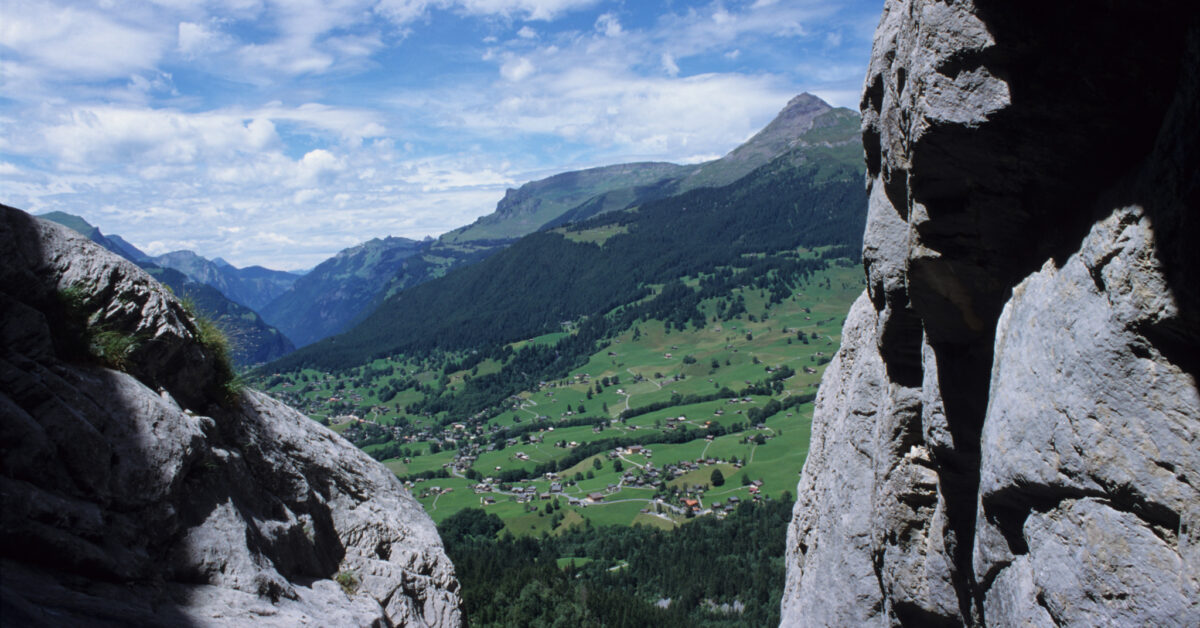 Peering Through a Gap in the Alps | David McNamara